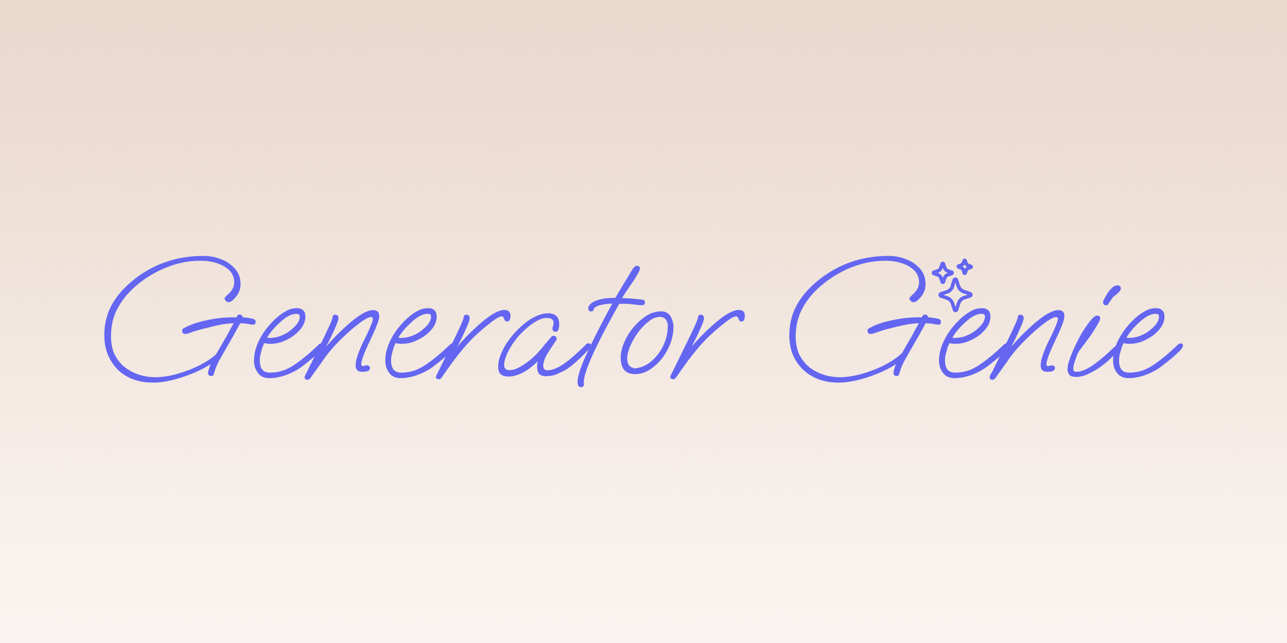 Generator Genie
